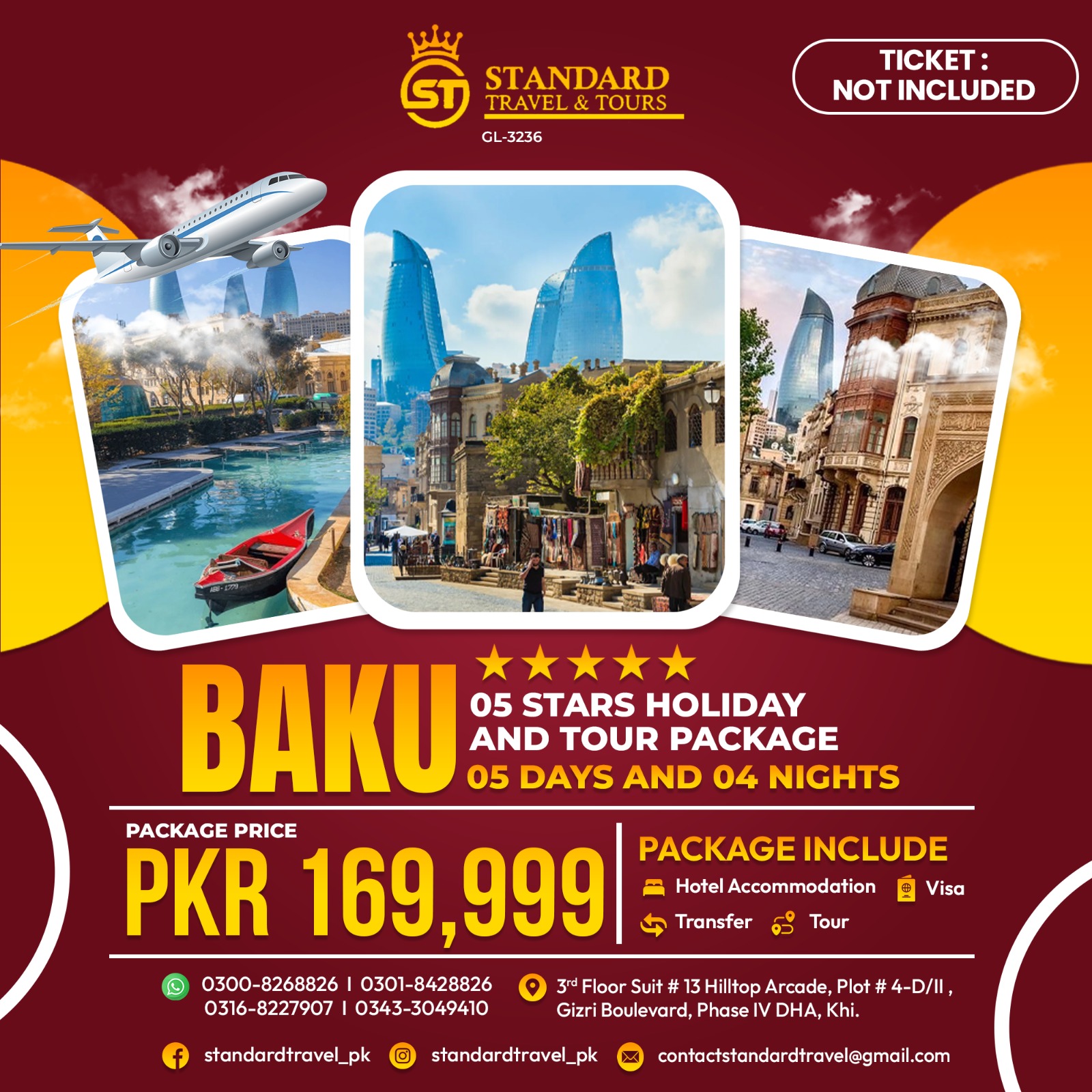 Baku 5 Star Holiday Travel & Tour Package – Standard Travel & Tours